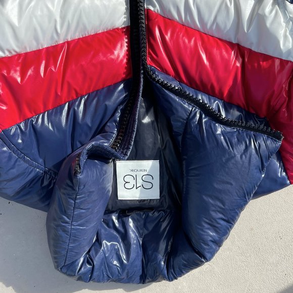 SAM S13 | Jackets & Coats | Sam S3 Retro Striped Down Puffer Bomber ...